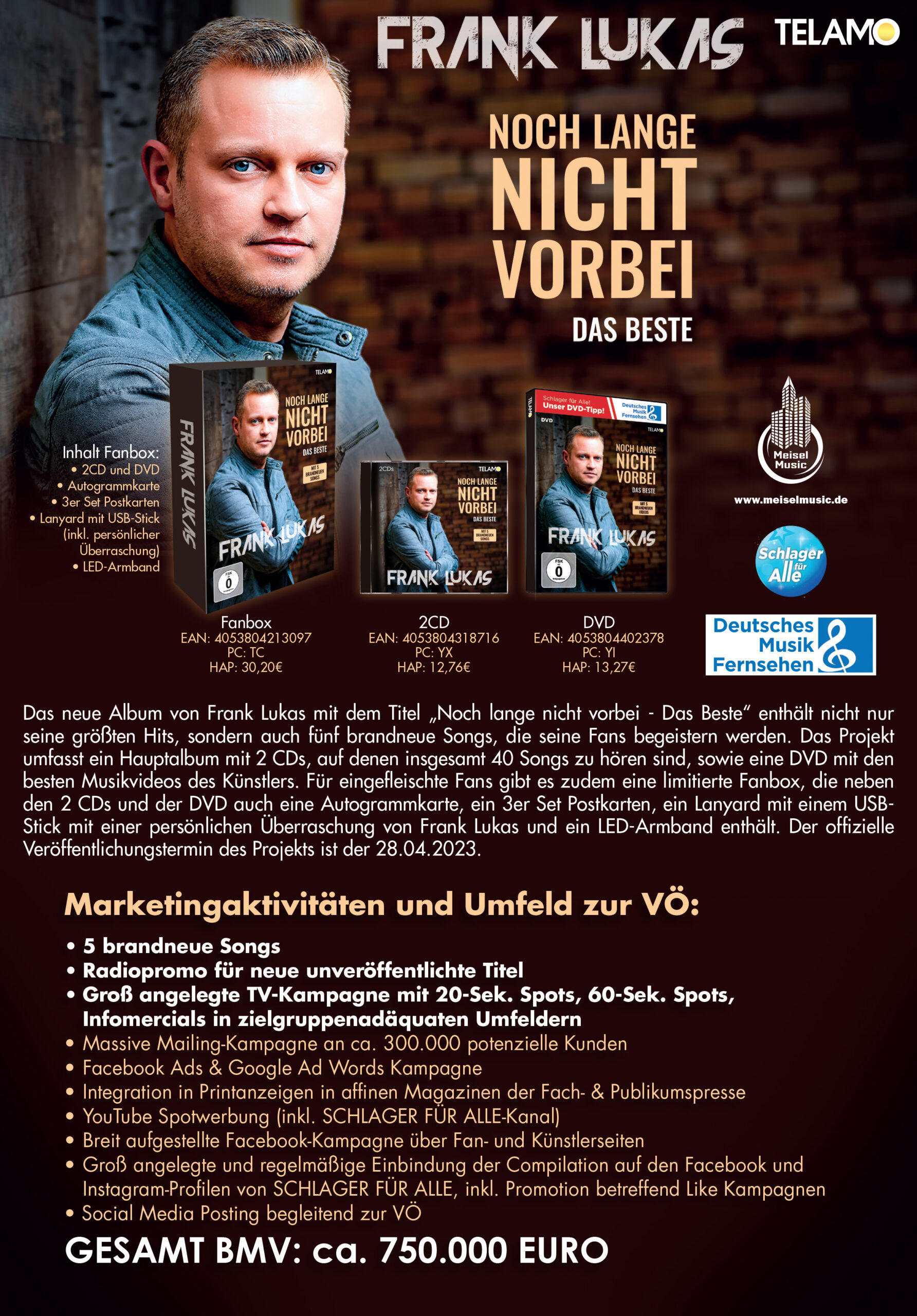 Frank Lukas und seine neue Single "Behalt doch deine Liebe" - Wir sind ...